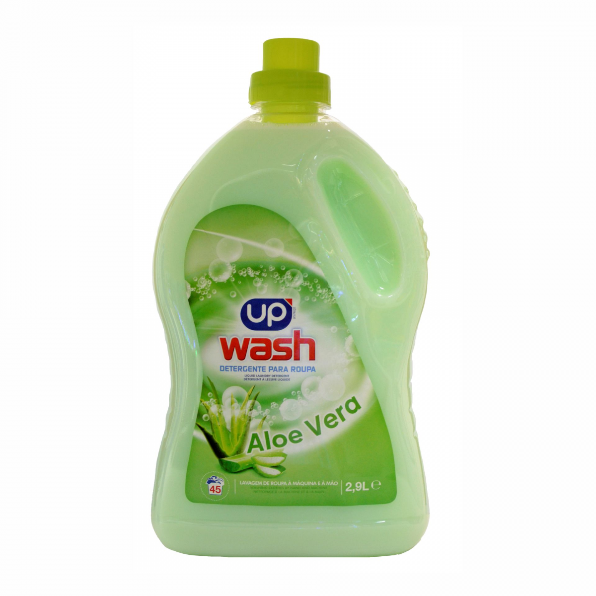 DETERGENTE LIQUIDO ROUPA UP WASH ALOE VERA 2,9LT 45 DOSES - 013673. ...